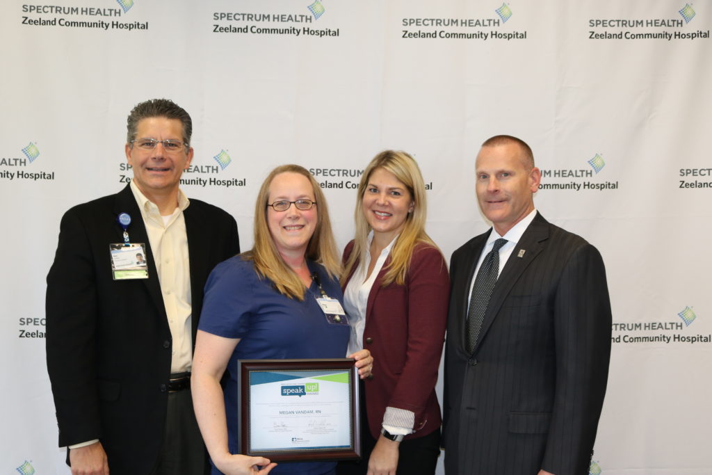 Spectrum Health Zeeland Community Hospital Nurse Honored for Speaking ...